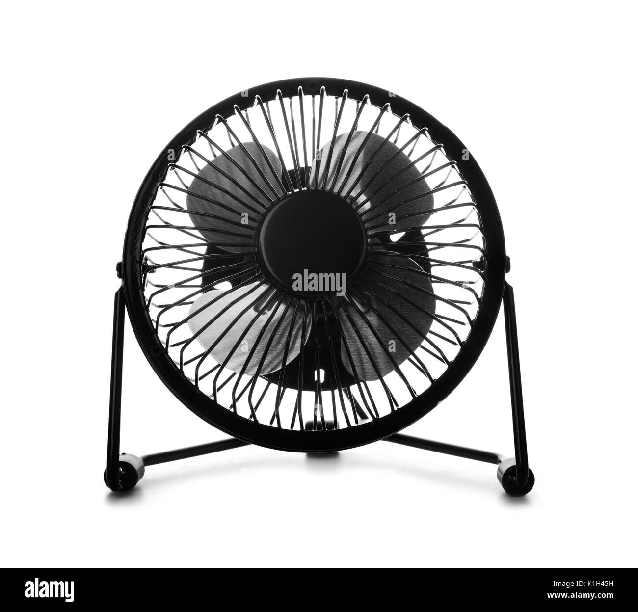 Black ventilator isolated on a white background Stock Photo - Alamy