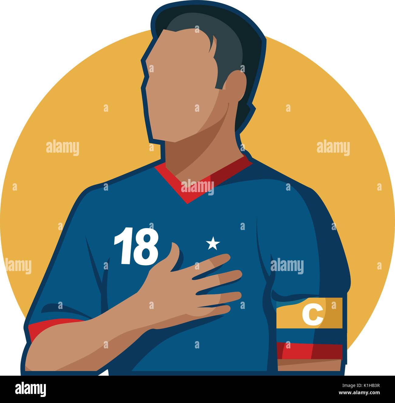 France Soccer captain Stock Vector Image & Art - Alamy