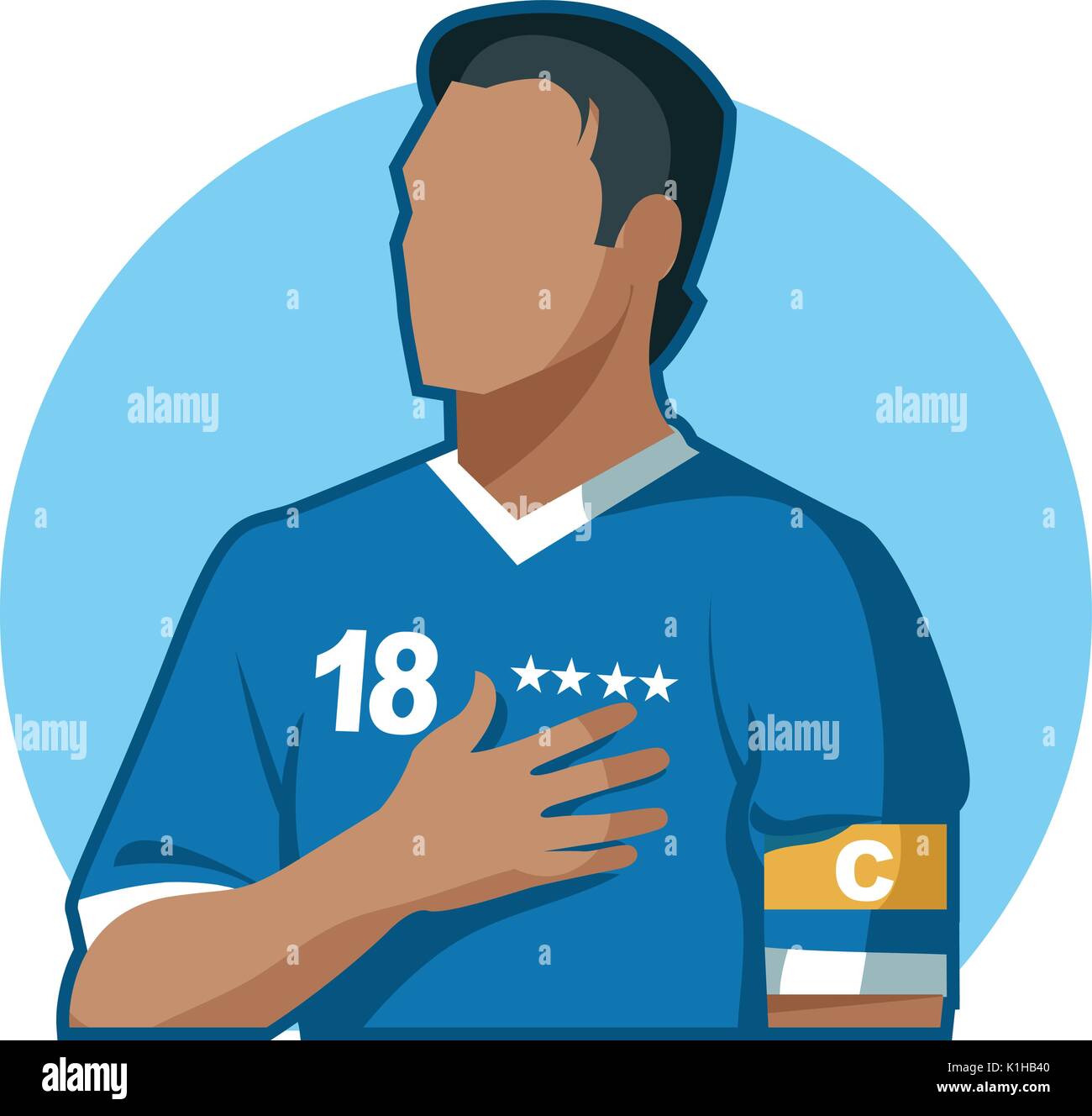 Italy Soccer captain Stock Vector Image & Art - Alamy