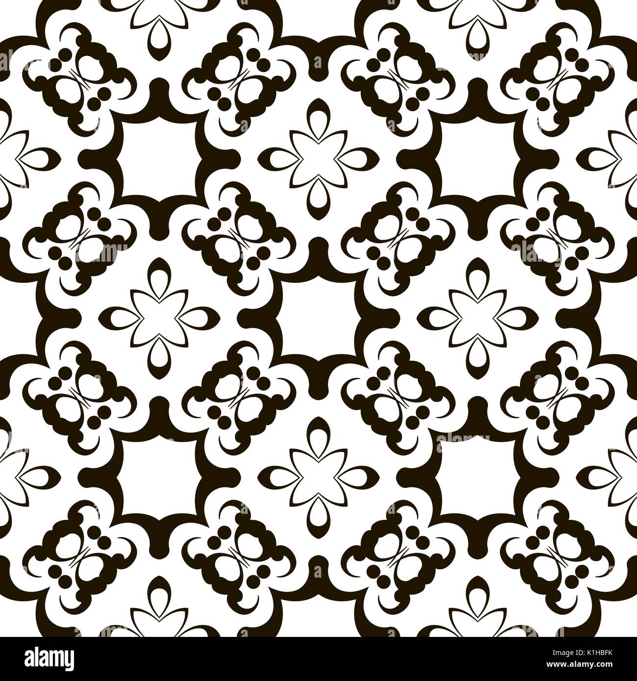 Ornamental Seamless Line Pattern Stock Vector Image & Art - Alamy