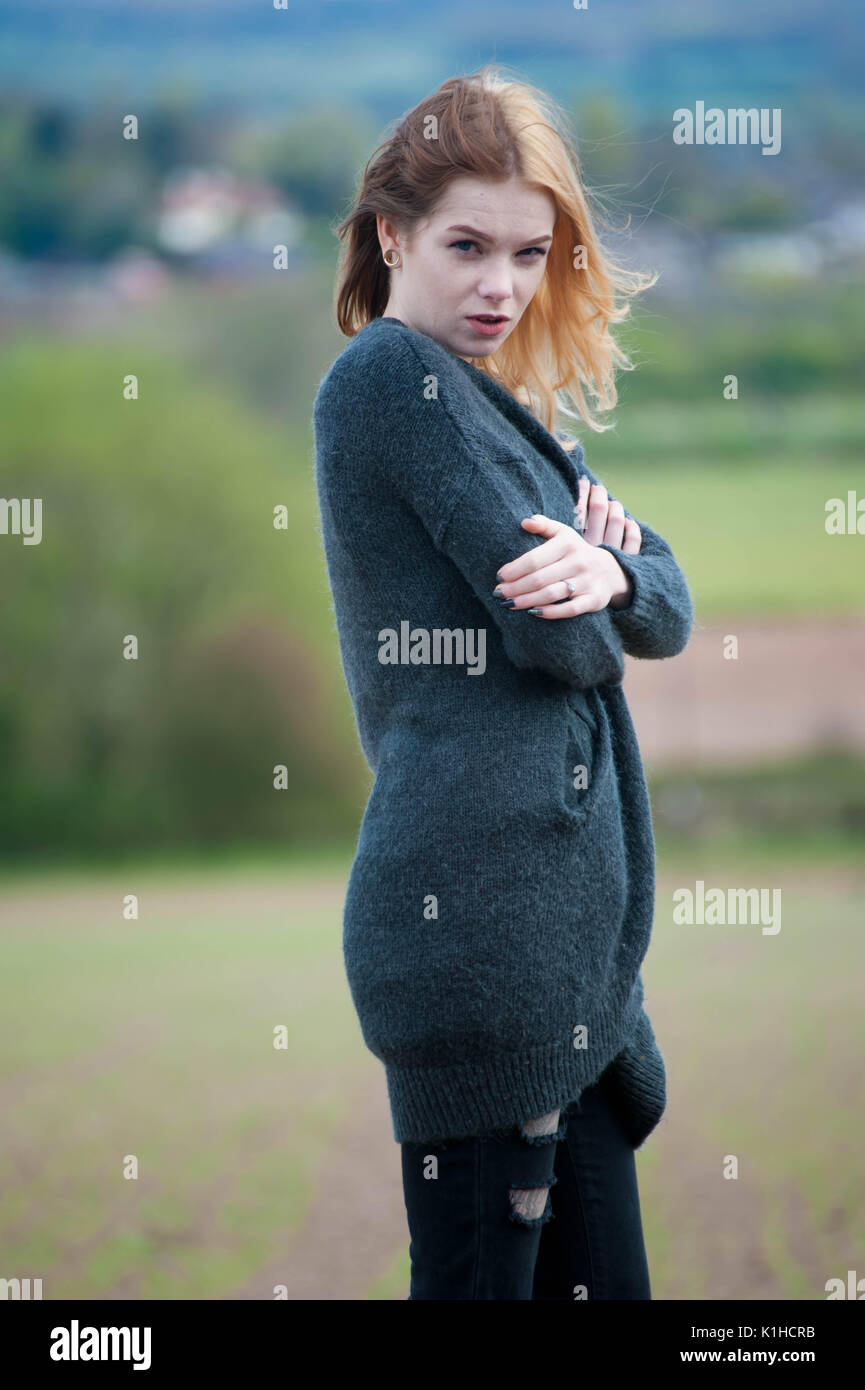 Model on Location shoot Stock Photo - Alamy