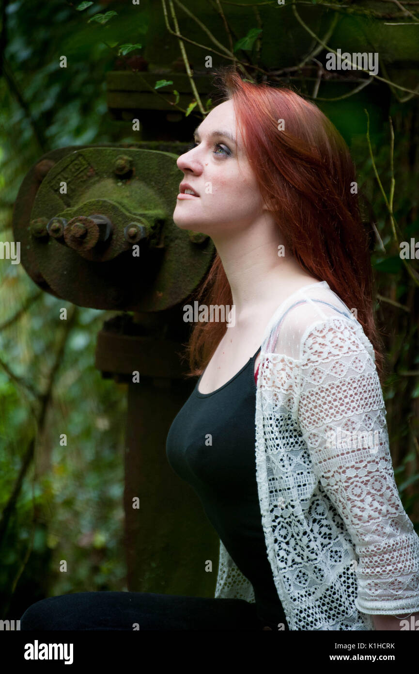 Model on Location shoot Stock Photo - Alamy