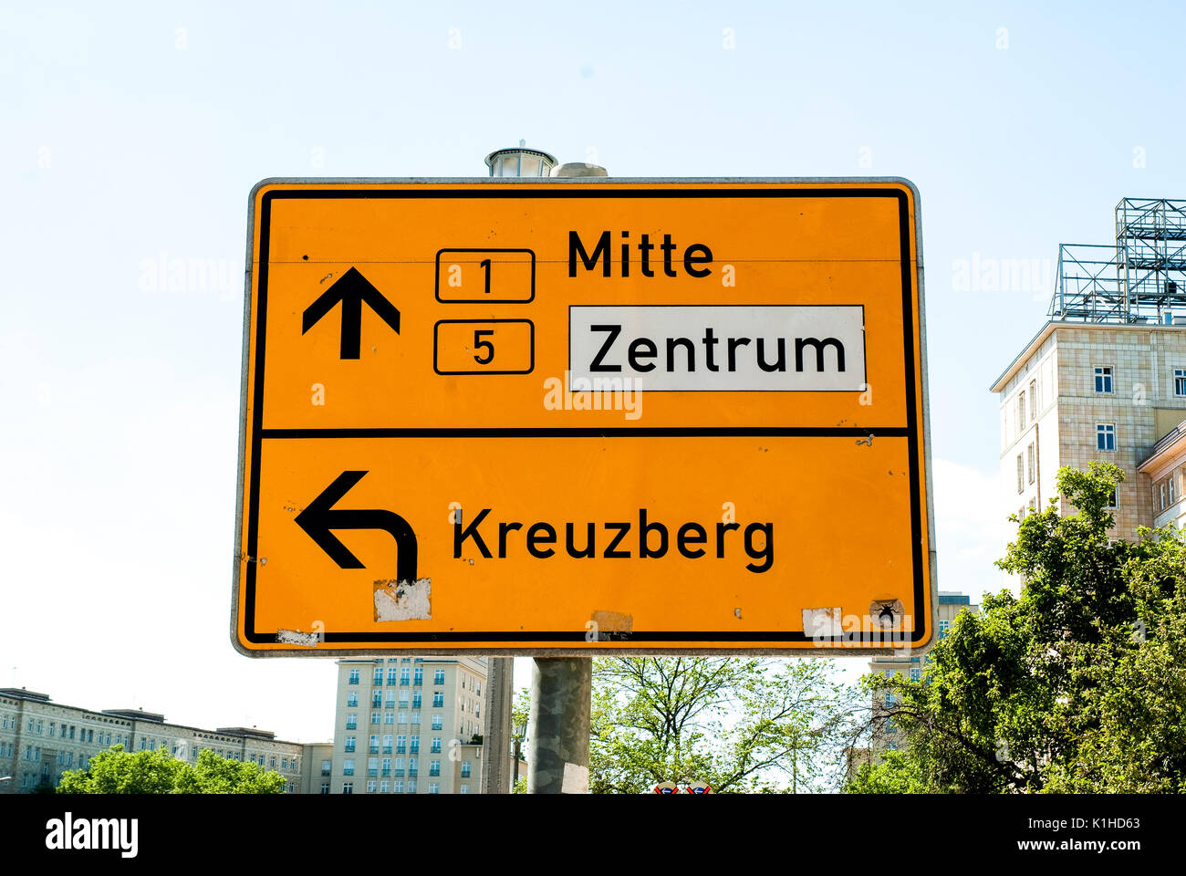 Berlin street signs hi-res stock photography and images - Alamy