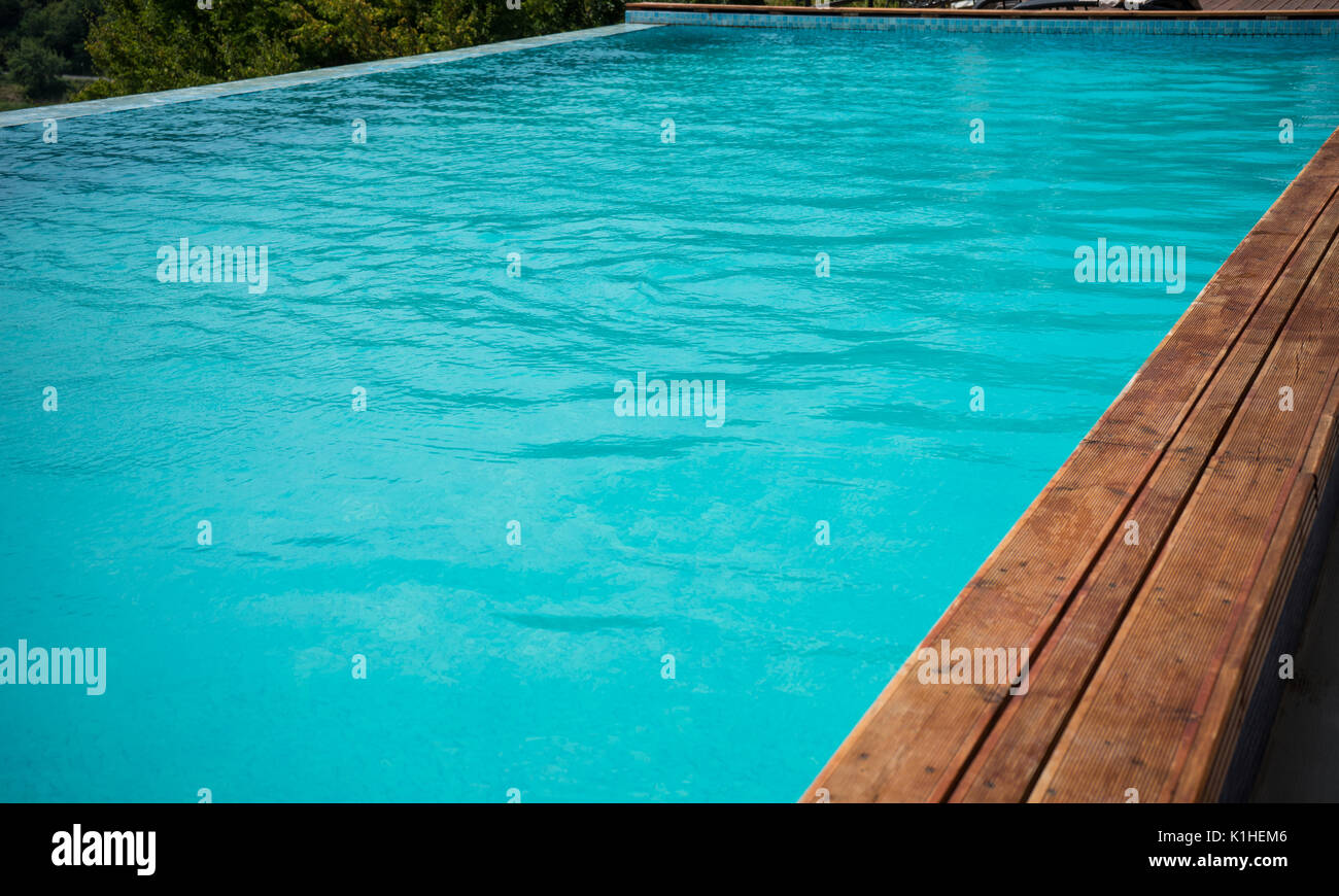 Blue swimming pool rippled water detail as a relax concept Stock Photo ...