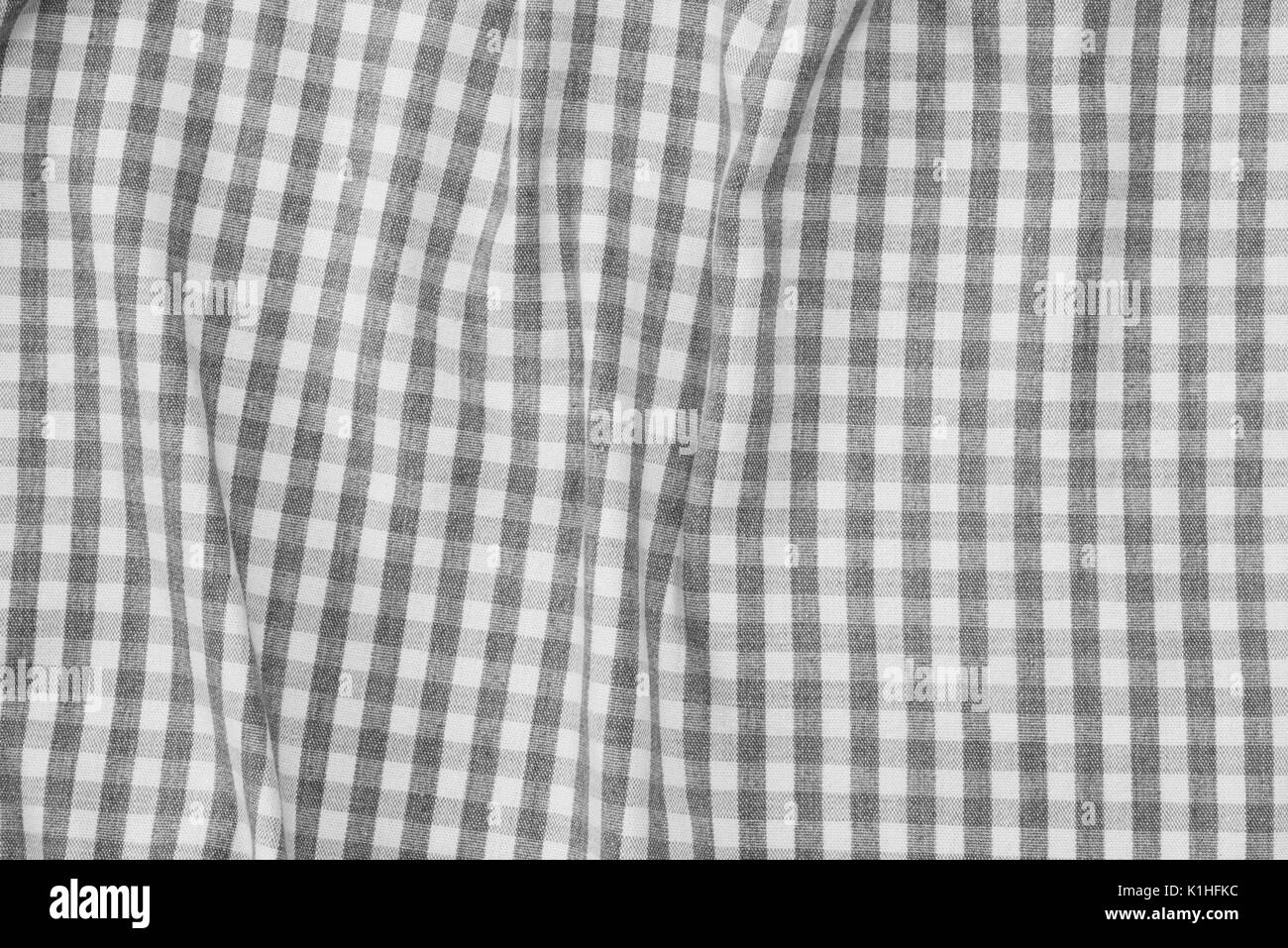 gray and white color checkered fabric background texture Stock Photo ...