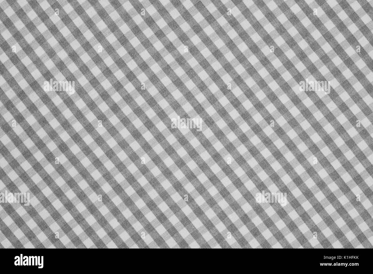 gray and white color checkered fabric background texture Stock Photo ...