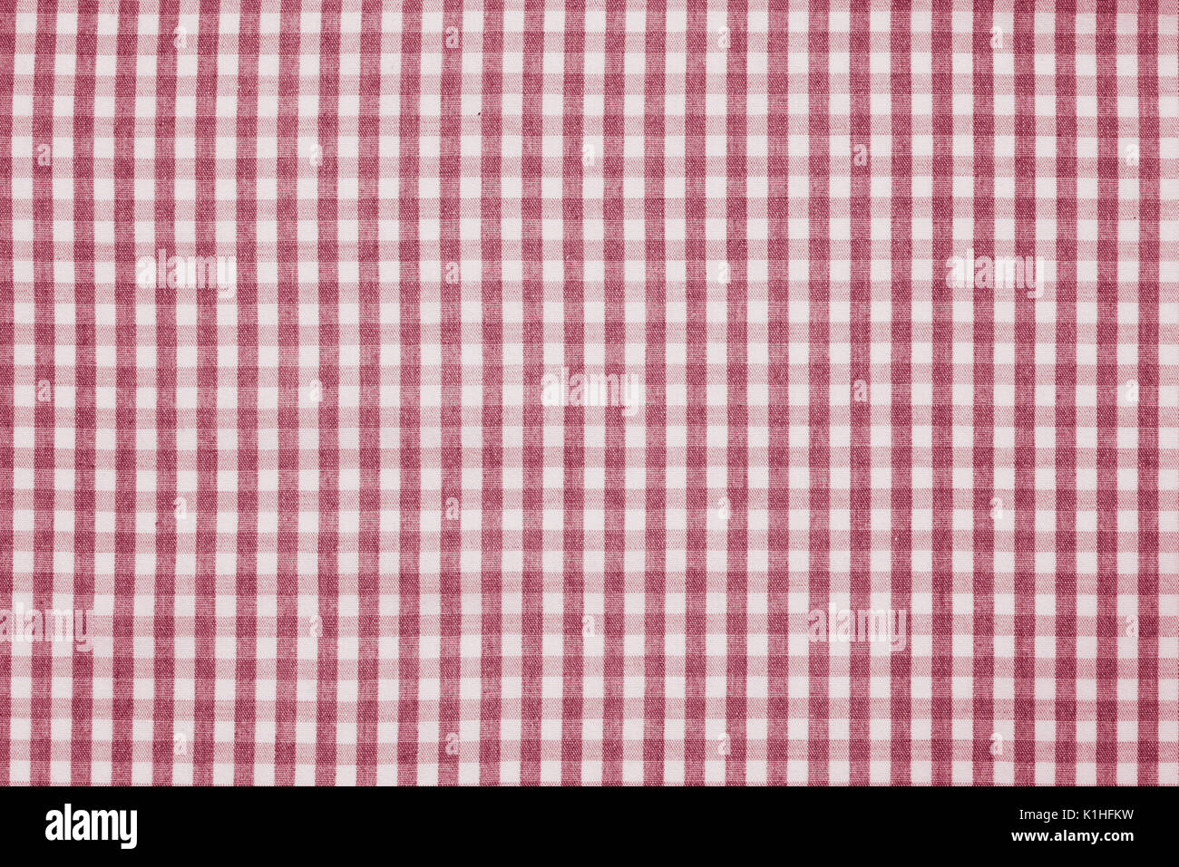 red and white color checkered fabric background texture Stock Photo - Alamy