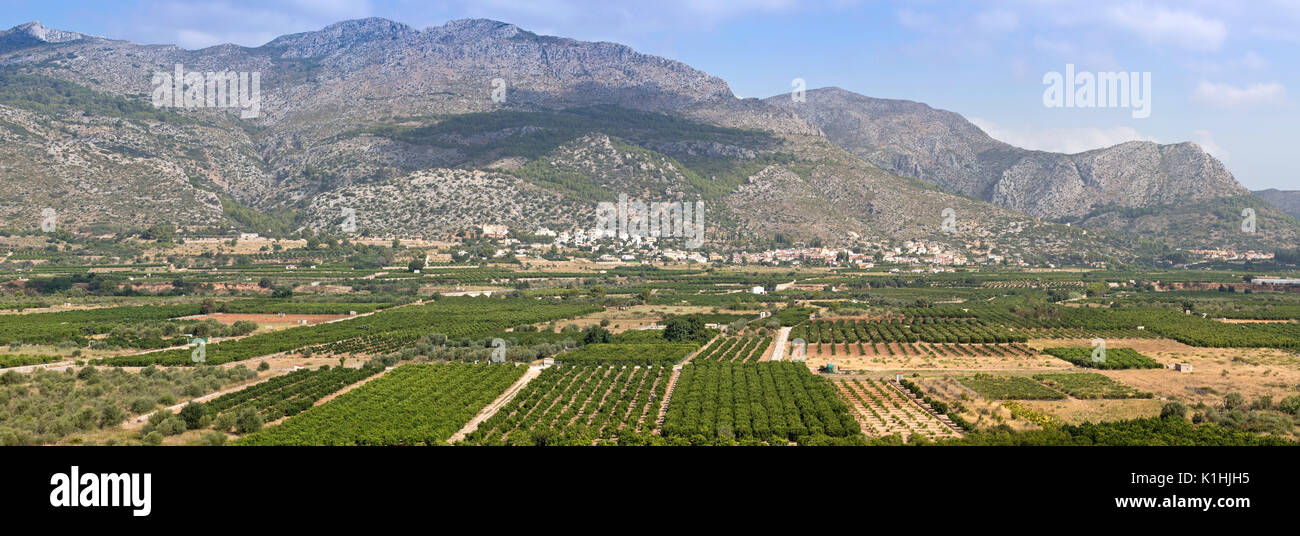 Landscape near Orba, Valencia, Spain Stock Photo - Alamy