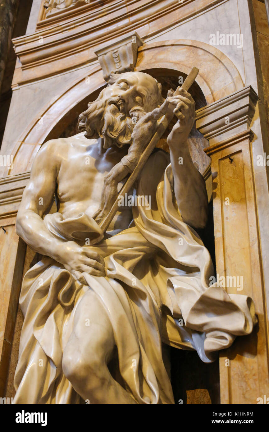 Statue of Saint Jerome or Hieronymus by Gian Lorenzo Bernini (1598 ...