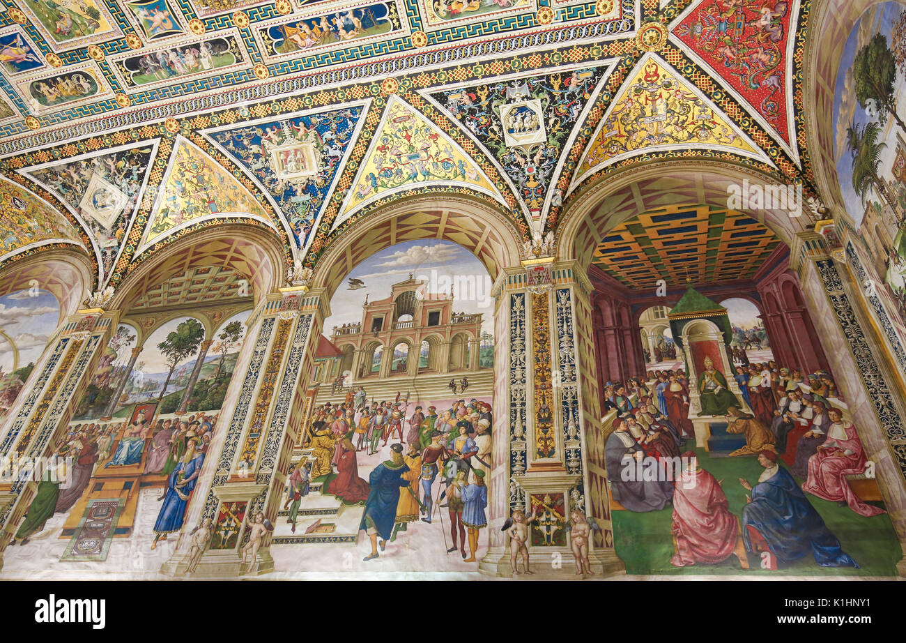 Piccolomini library pius ii hi-res stock photography and images - Alamy