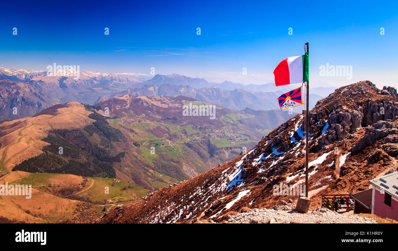 Spring is coming in the mountains of Lombardy, Italy Stock Photo - Alamy