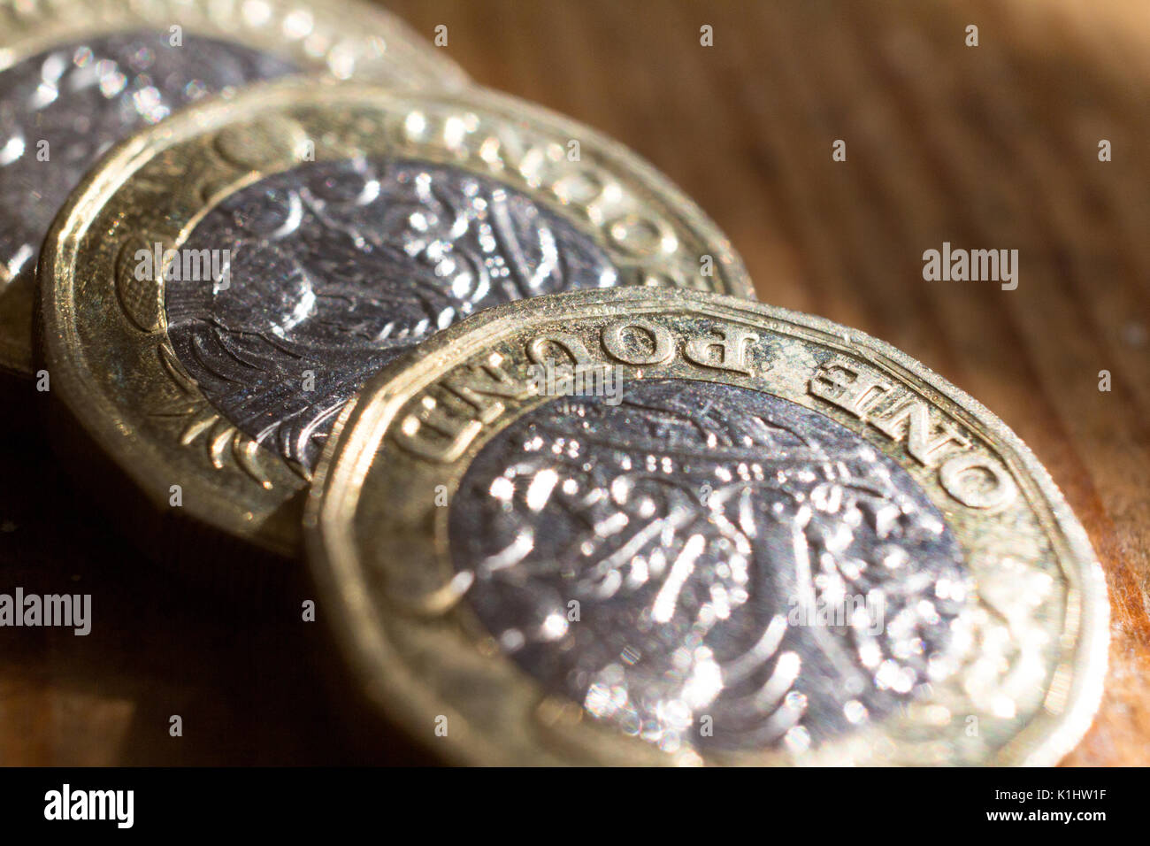 12 sided Pound sterling coins introduced in 2017 by the royal mint ...