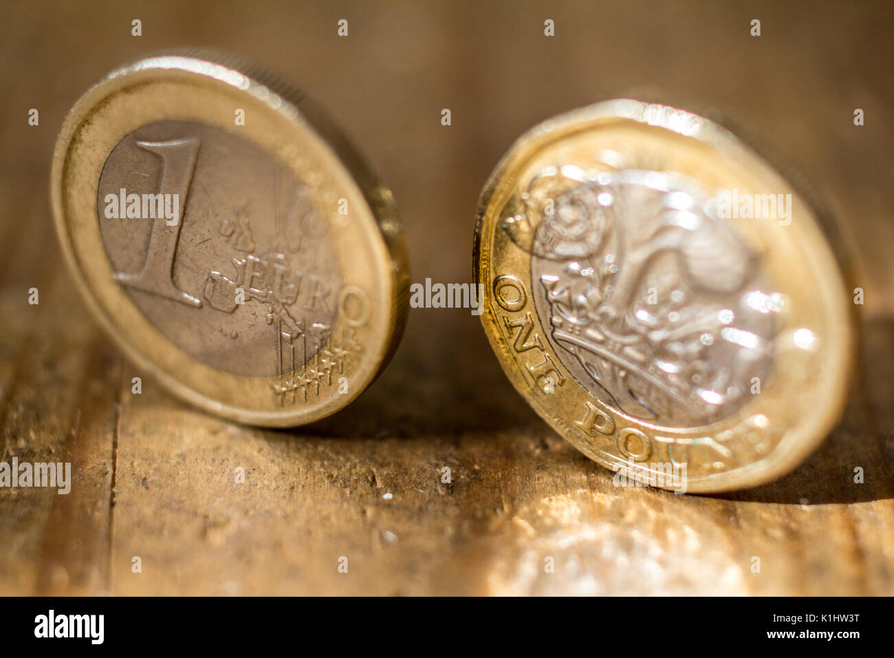 Euro Coin Pound Coin High Resolution Stock Photography and Images - Alamy