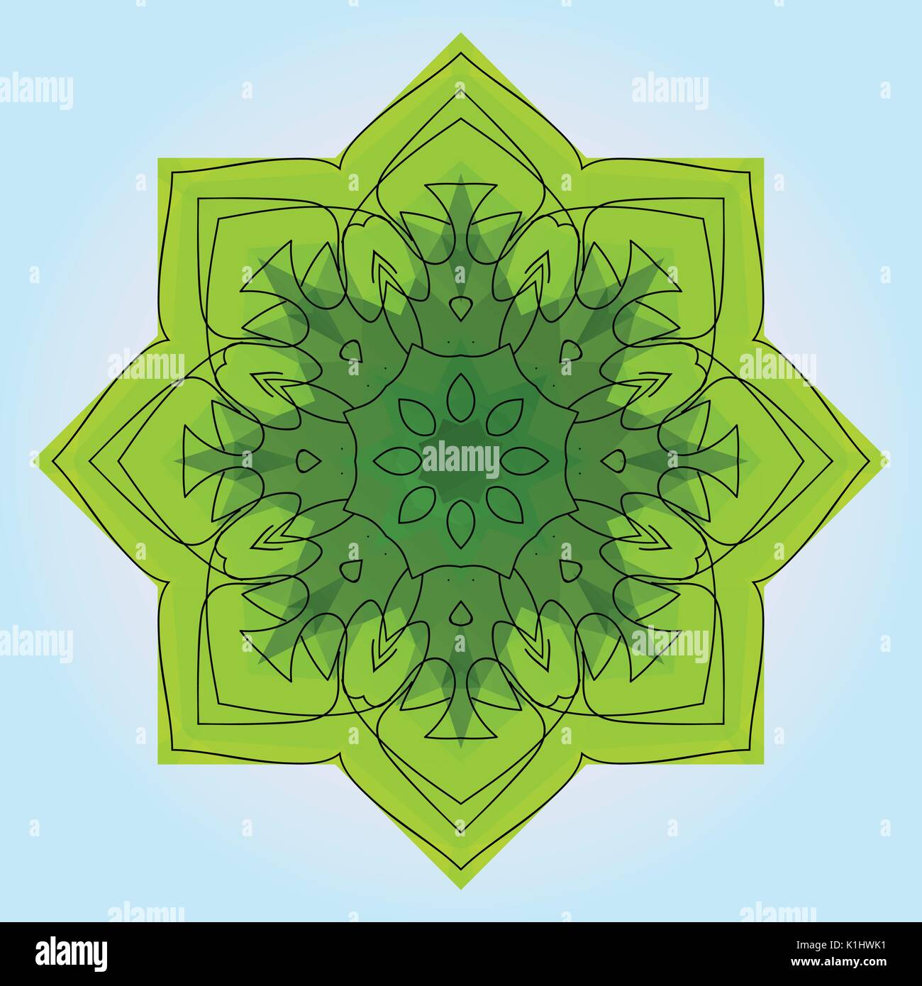 Eight pointed star pattern Stock Vector Images - Alamy