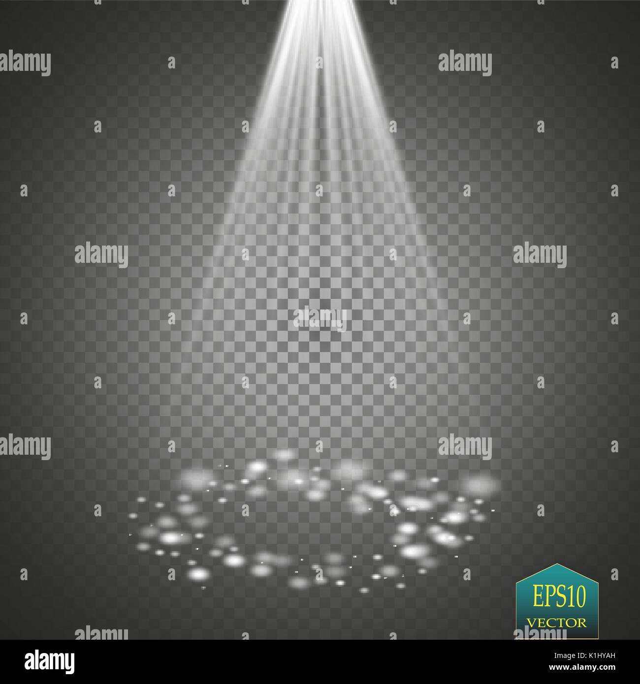 Vector Spotlights. Scene. Light Effects Magic concept Stock Vector ...