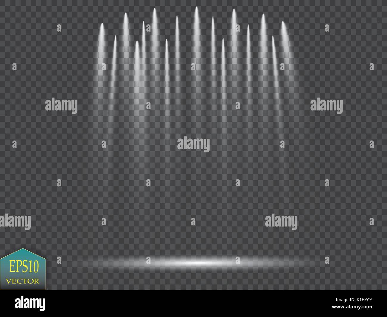 Vector Spotlights. Scene. Light Effects Magic concept Stock Vector ...