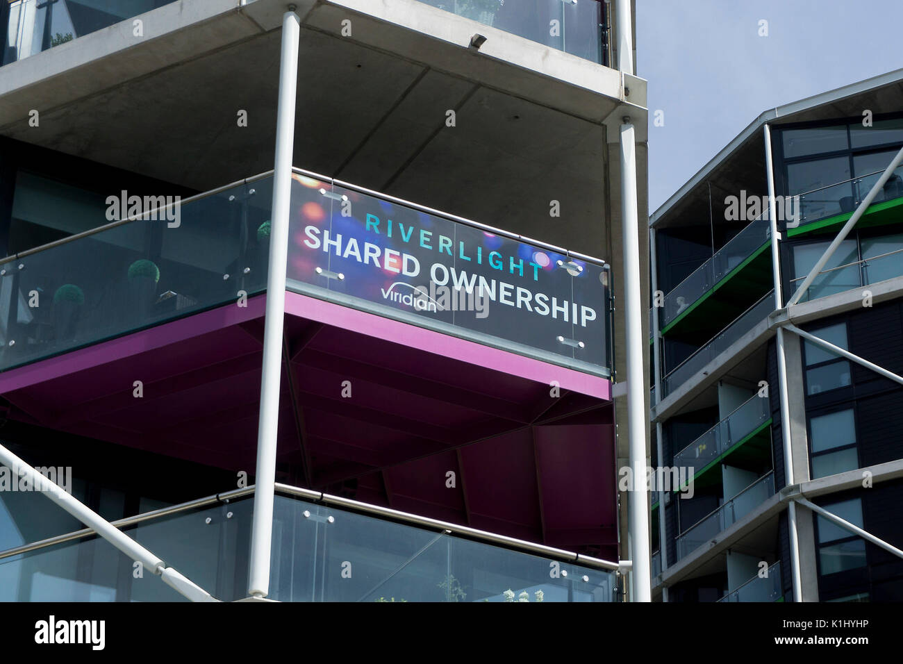 Shared Ownership apartments for sale at Riverlight Quay in London. June ...