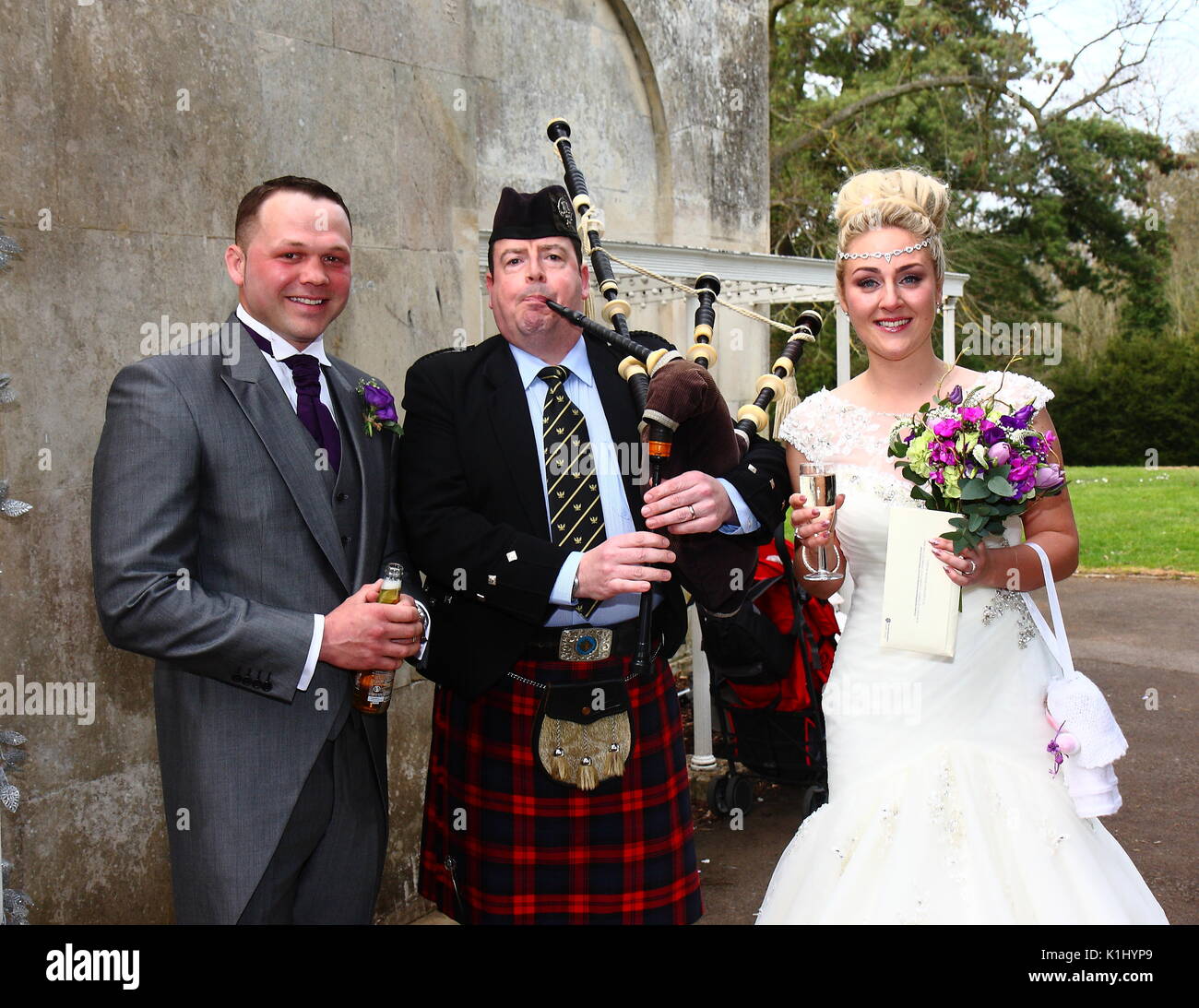 Wedding photographs, couples getting married and celebrating with their ...