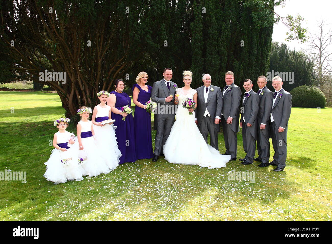 Wedding photographs, couples getting married and celebrating with their ...