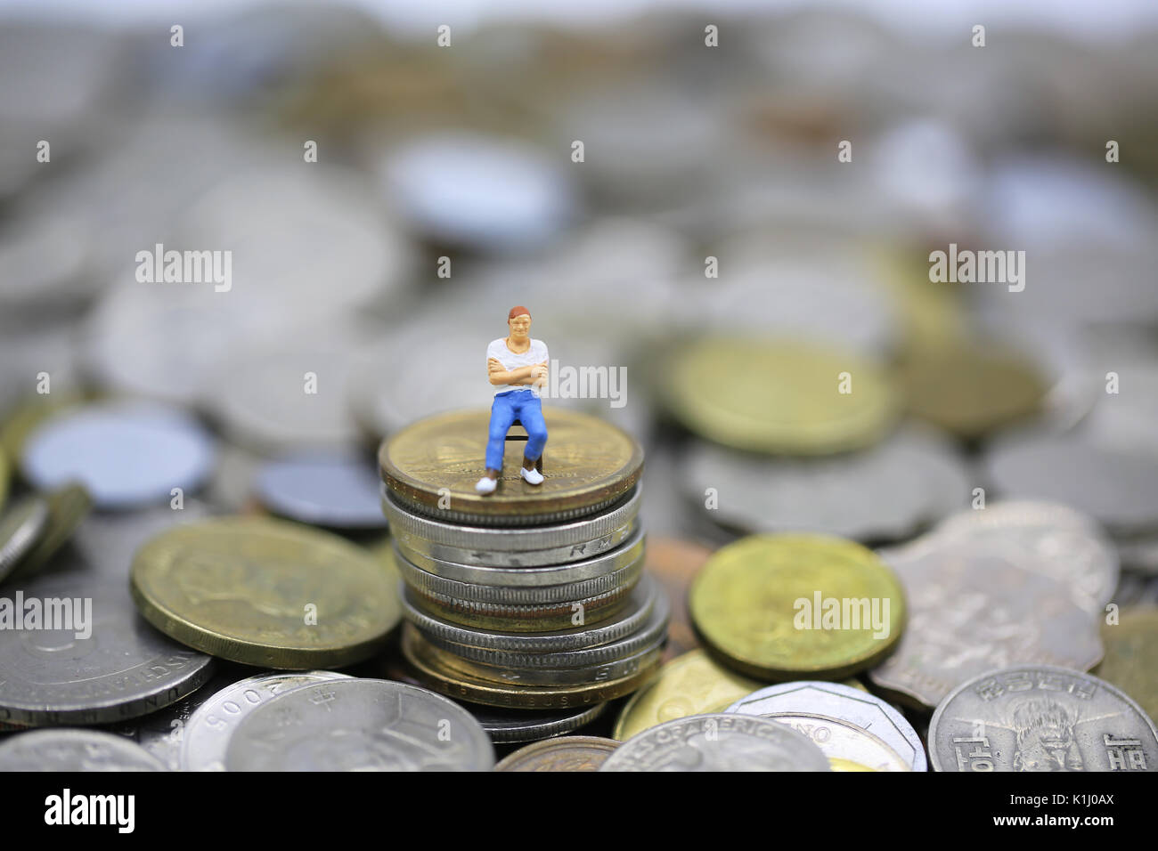 people saving money Stock Photo - Alamy