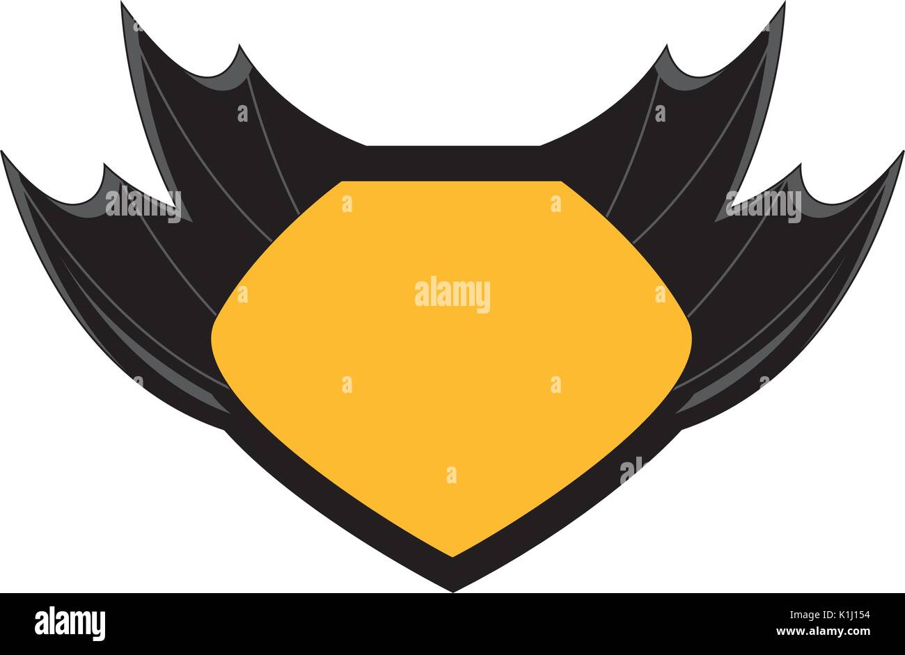 Cute Cartoon Heroic Superhero Shield Stock Vector Image & Art - Alamy