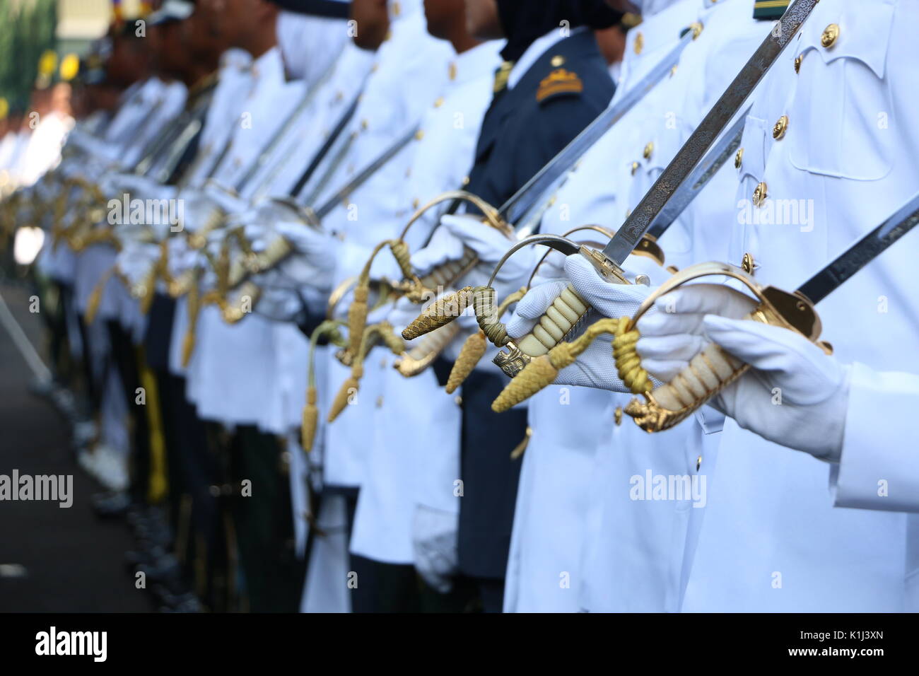 Malaysia Reserved Officer Training Unit Commission Ceremony Stock Photo ...