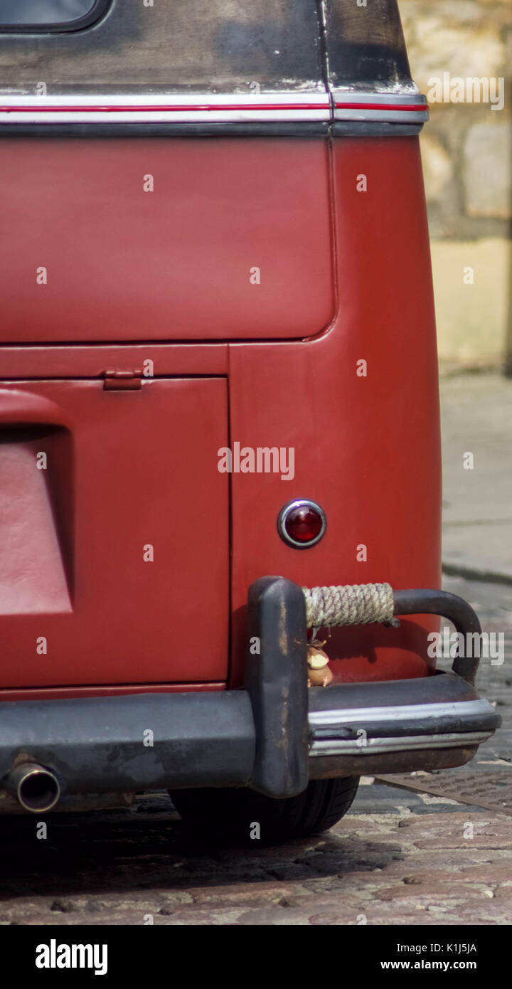 Camper van rear view hi-res stock photography and images - Alamy