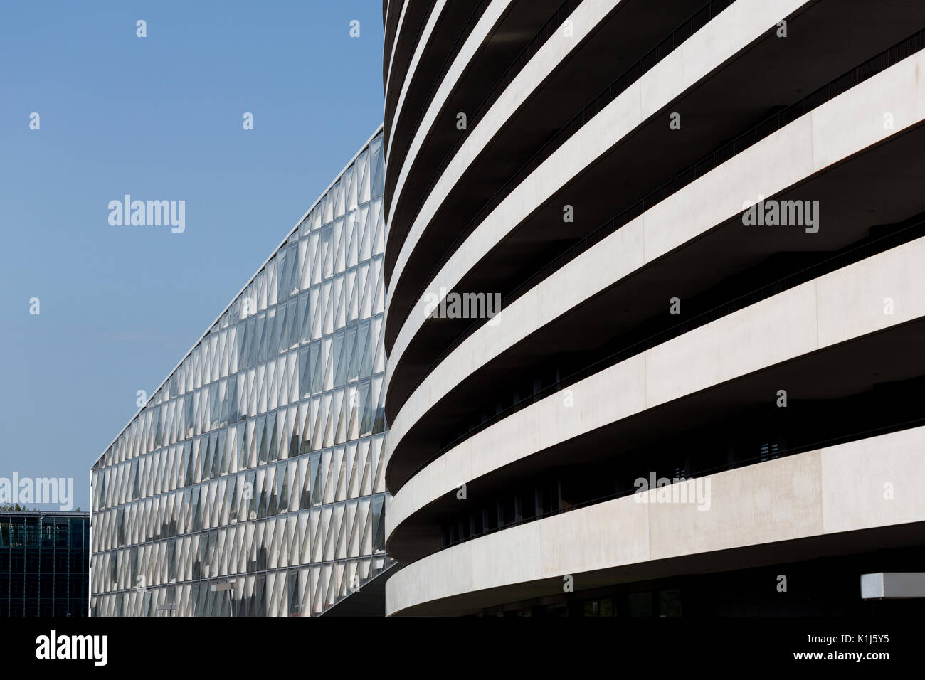 Modern modern buildings and corridors hi-res stock photography and ...