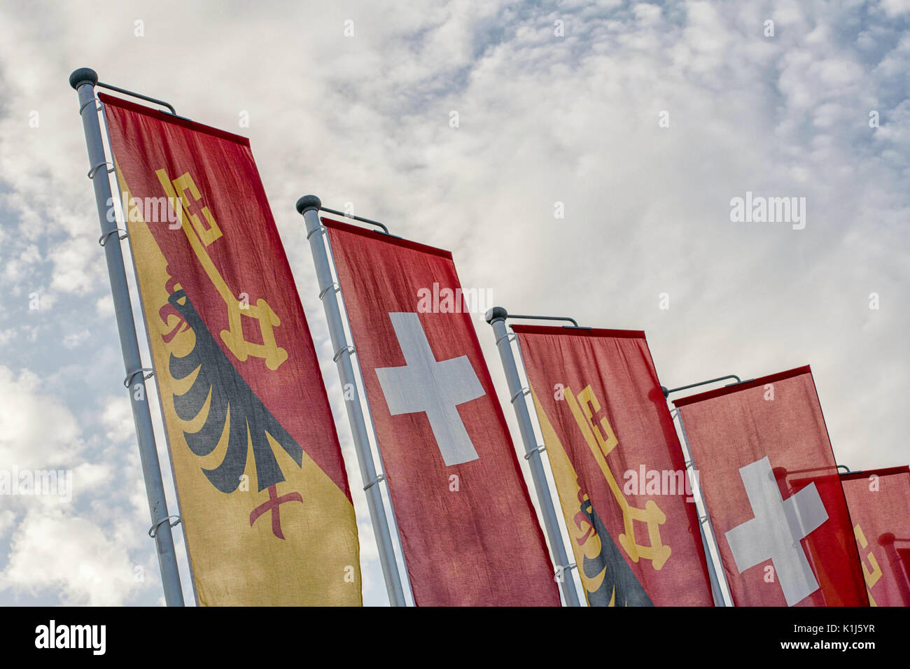 Geneva flag hi-res stock photography and images - Alamy