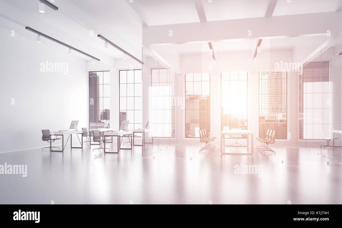 Empty workplaces hi-res stock photography and images - Alamy