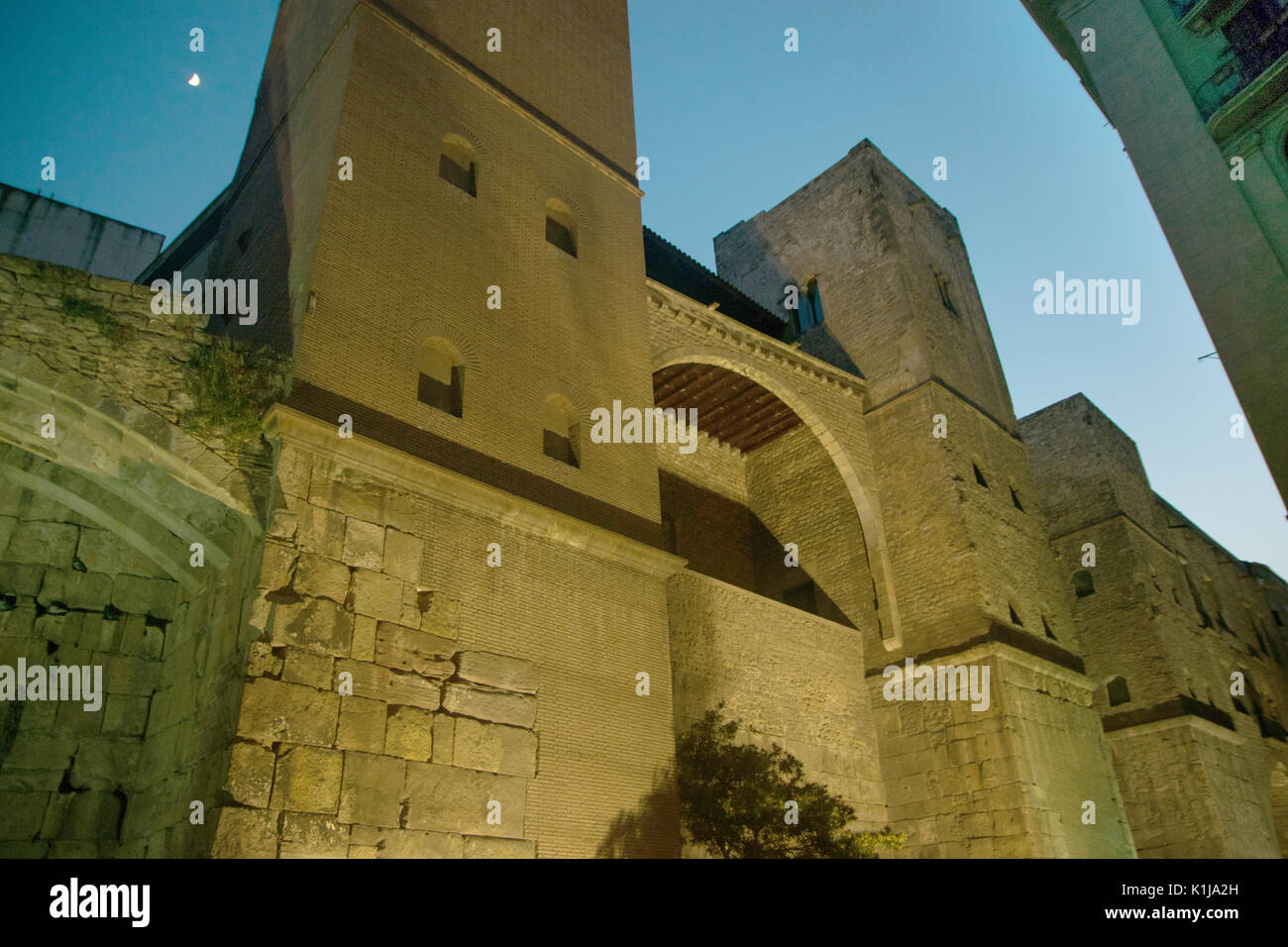 Palau Reial Major (Grand Royal Palace) in Placa del rei (King's Square ...