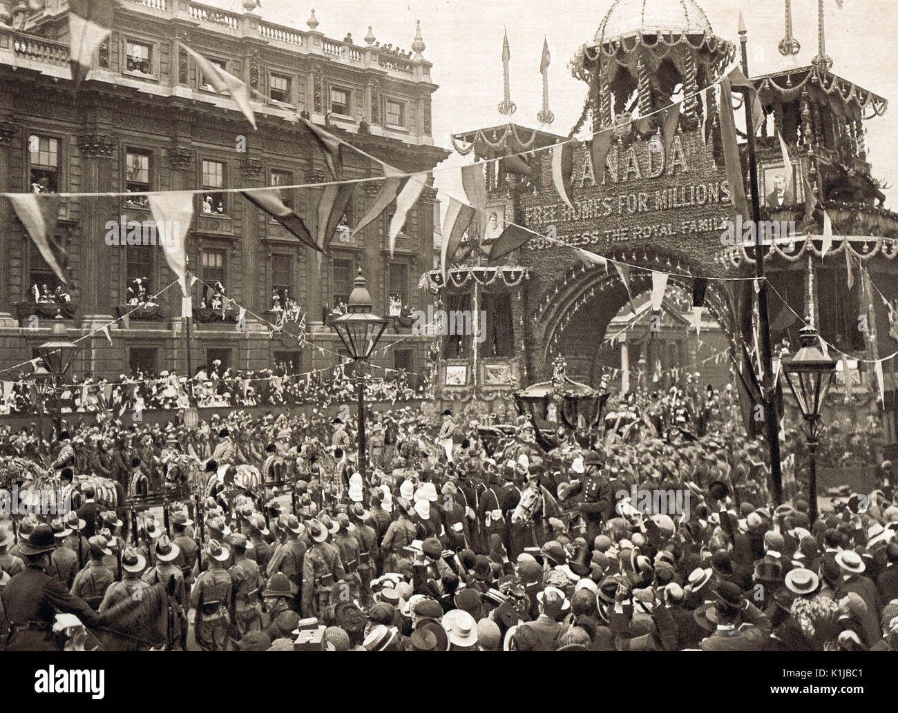 Coronation of Edward VII, 9 August 1902 Stock Photo - Alamy
