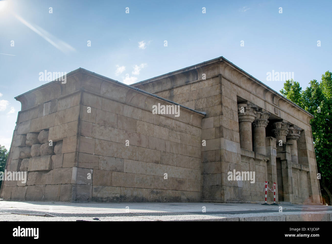 The Temple of Debod (Templo de Debod) an ancient Egyptian temple ...