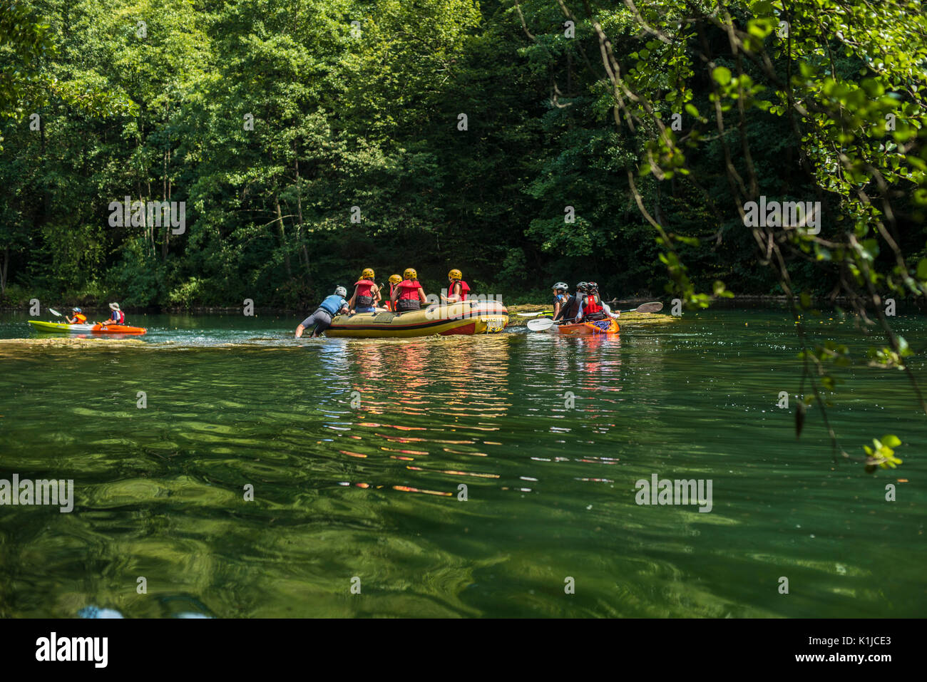 Beautiful cascades on mountain river hi-res stock photography and ...