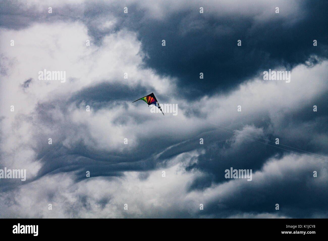 Flying storm clouds hi-res stock photography and images - Alamy