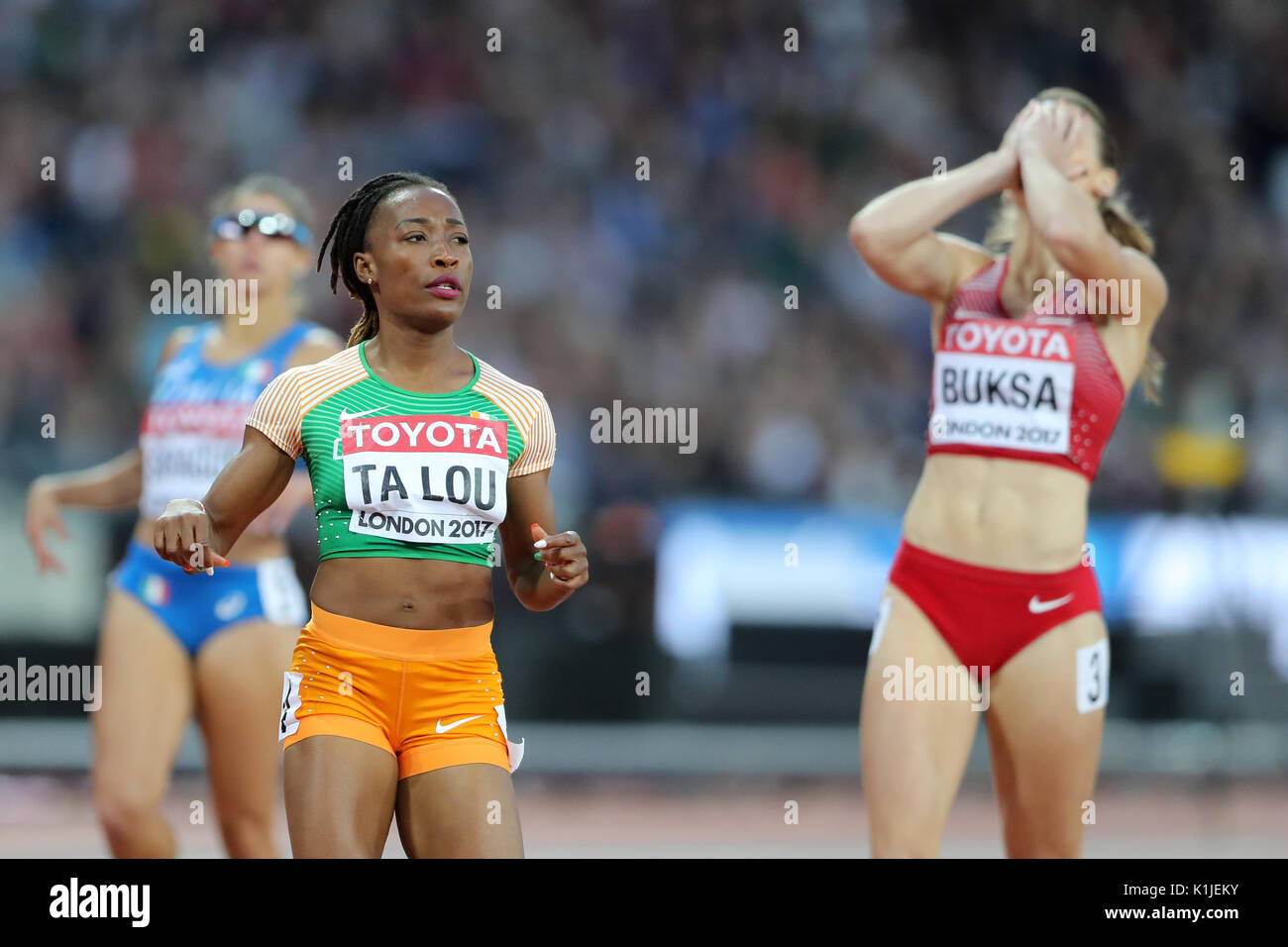 Marie-Josée TA LOU (Côte d'Ivoire, Ivory Coast) competing in the Women ...
