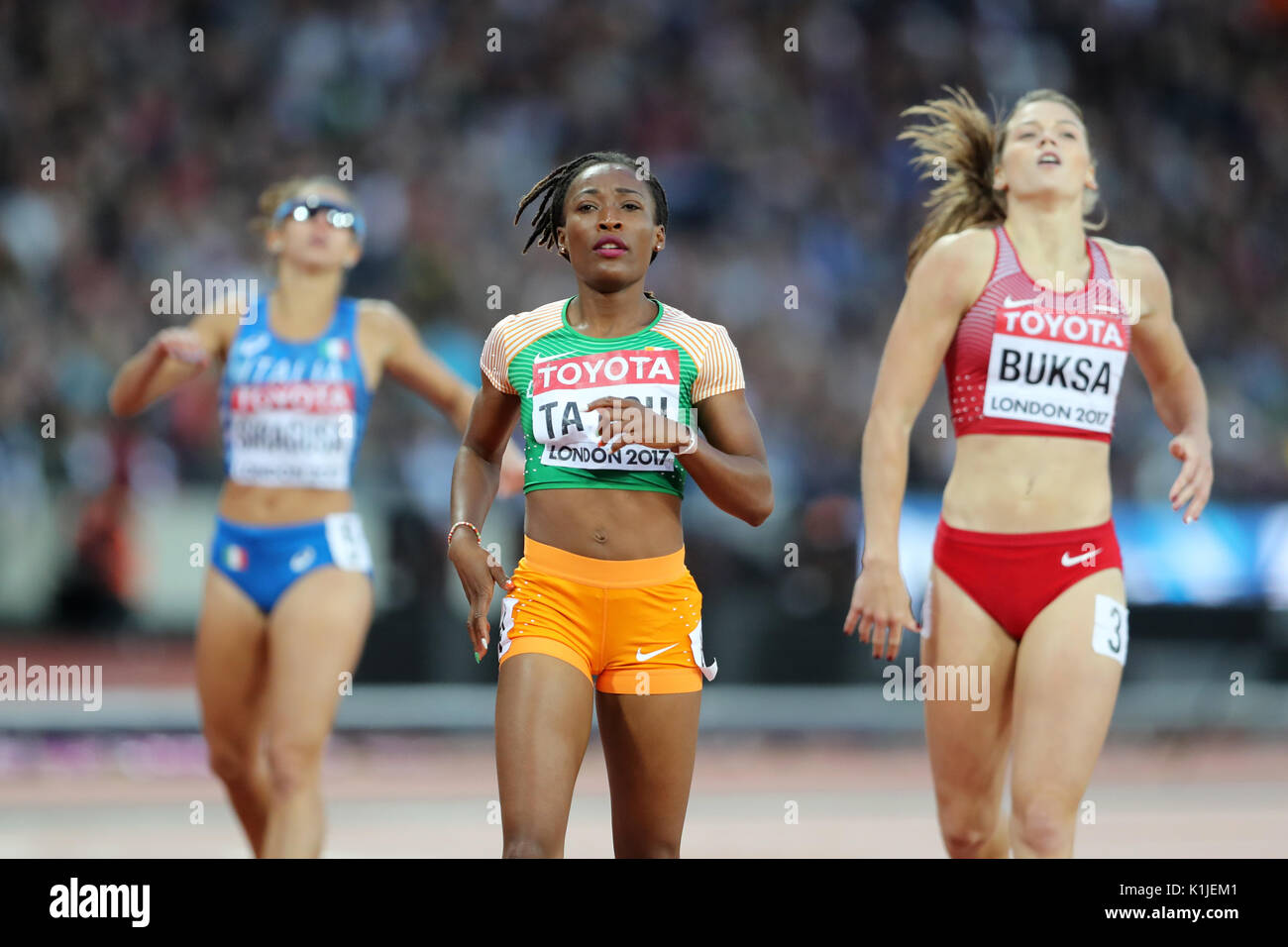Marie-Josée TA LOU (Côte d'Ivoire, Ivory Coast) competing in the Women ...