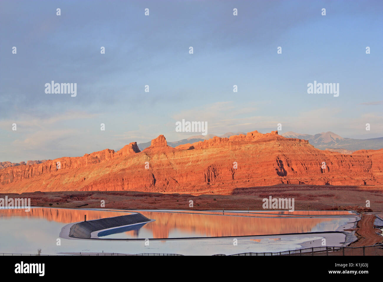 Scenic byway Potash Road, Utah Stock Photo - Alamy