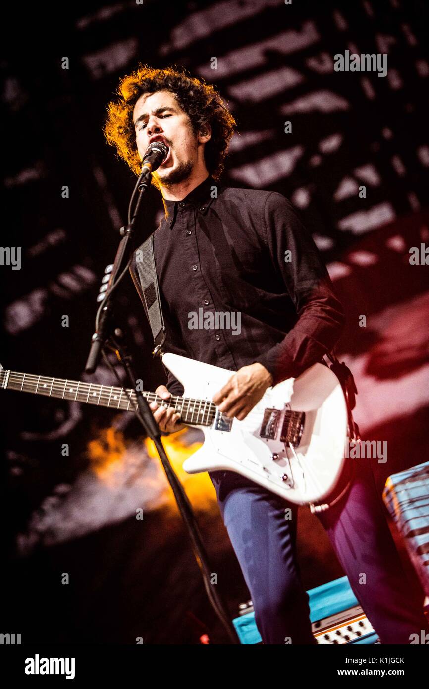 Omar Rodr’guez of the american punk rock band At The Drive In pictured ...