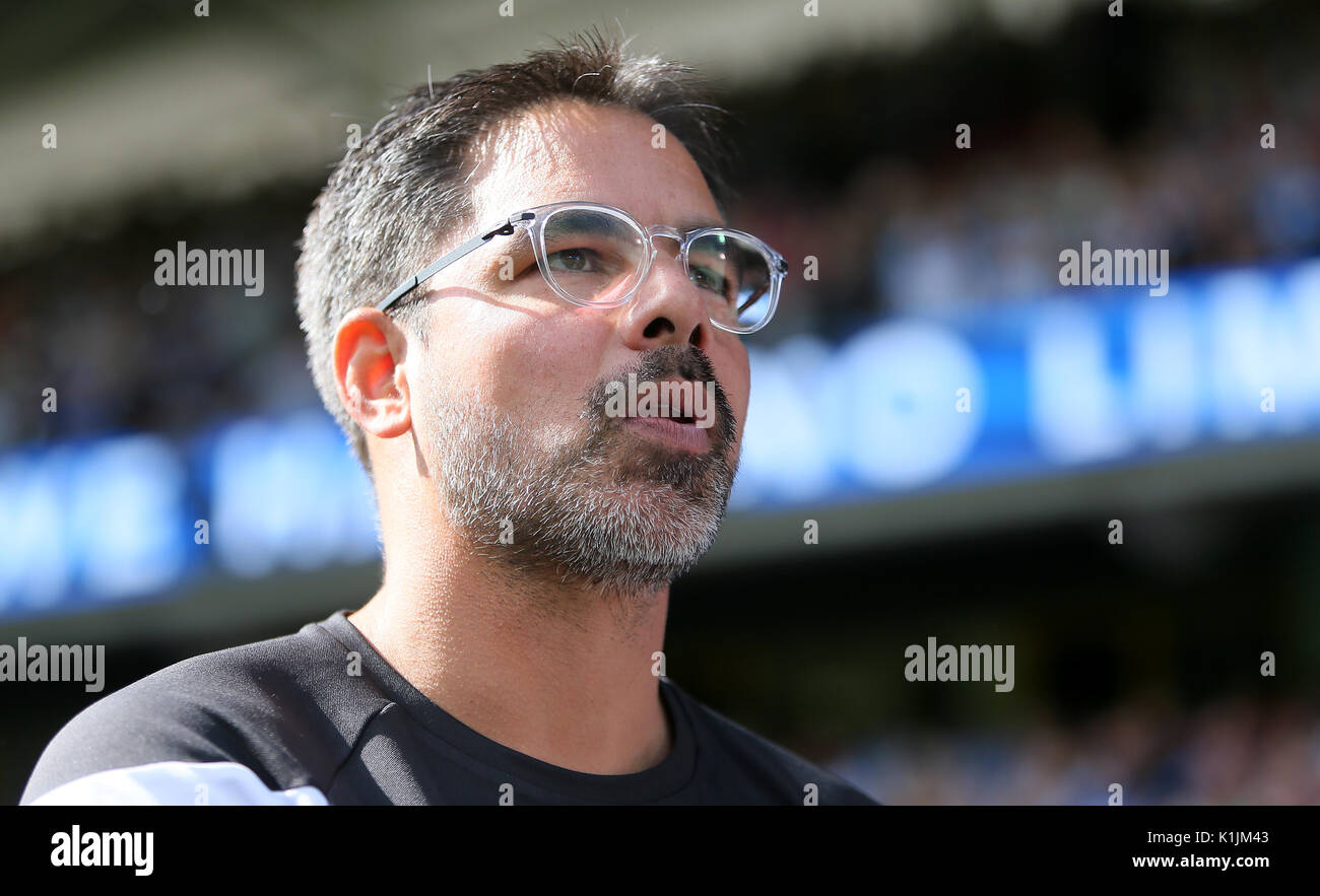 Huddersfield Town manager David Wagner before the Premier League match ...
