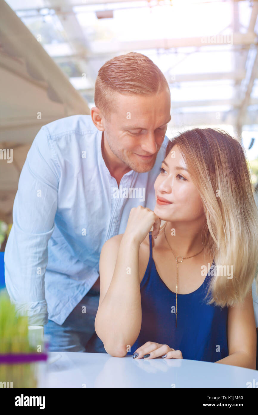 Multicultural romance hi-res stock photography and images - Alamy