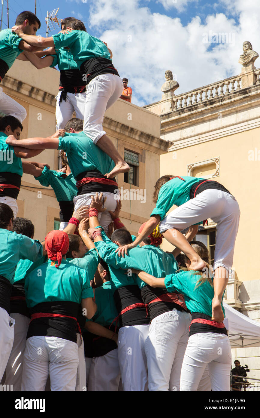Castells in Tarragona Stock Photo - Alamy