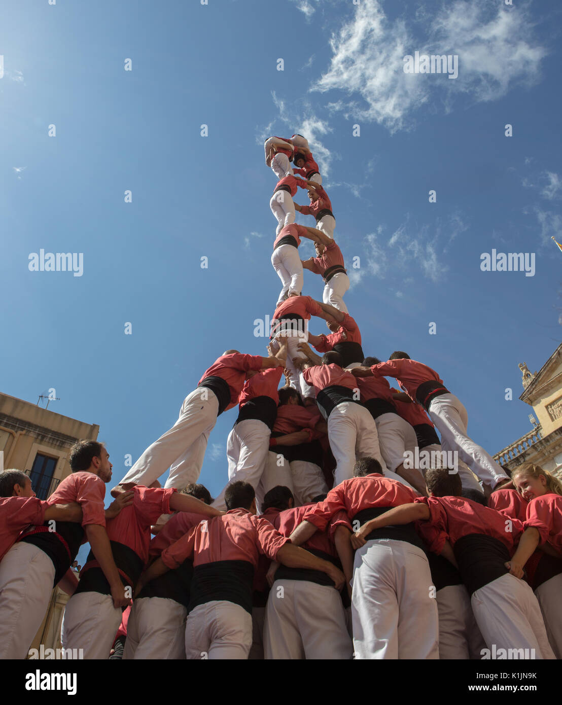 Castells in Tarragona Stock Photo - Alamy