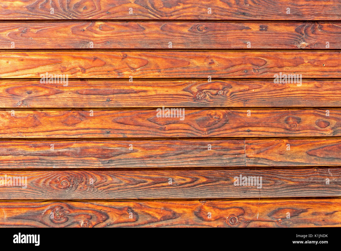 Background from brown horizontal wooden boards Stock Photo - Alamy