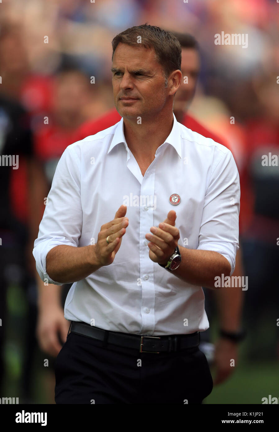 Crystal Palace manager Frank de Boer Stock Photo - Alamy