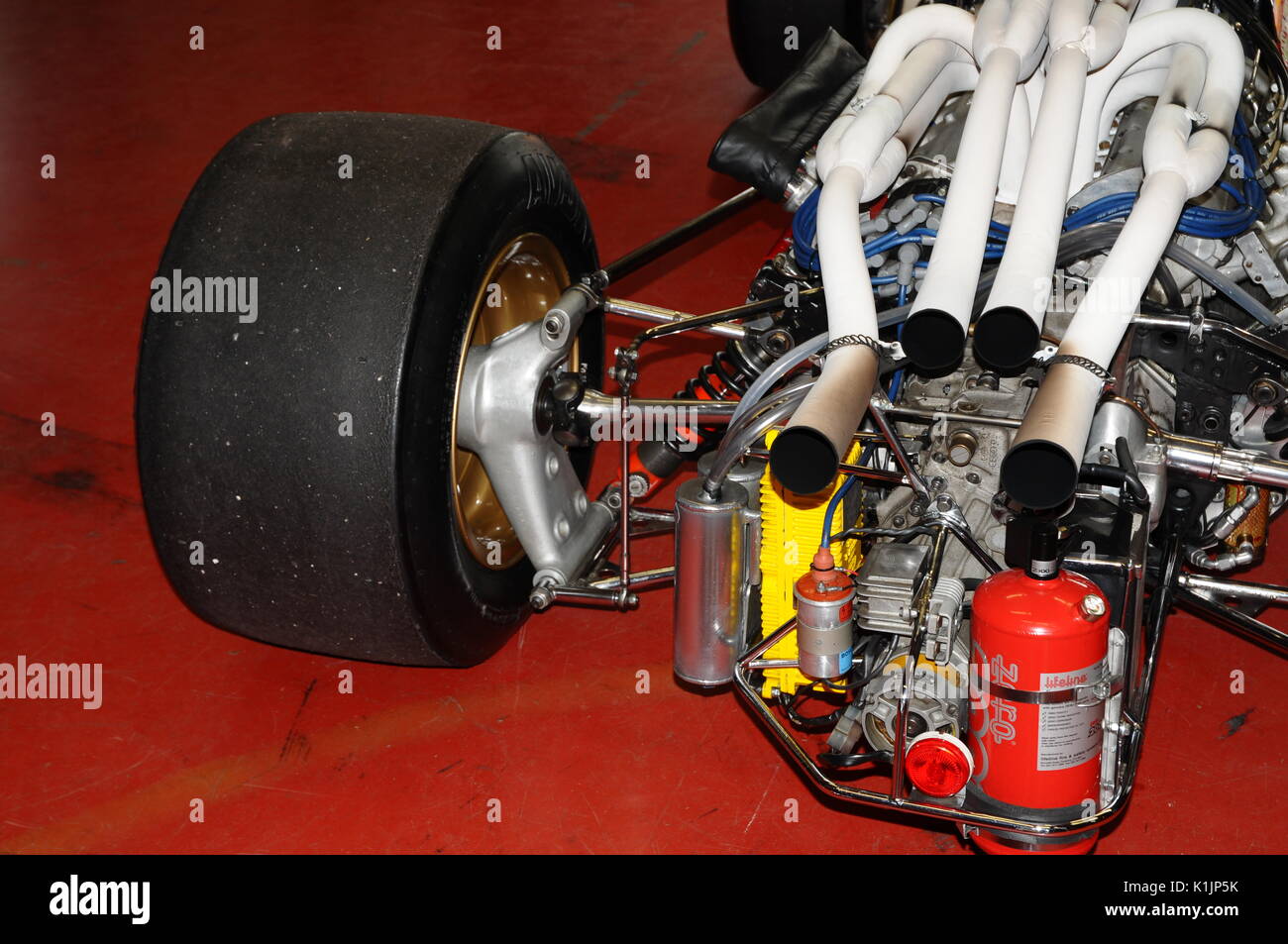 Ferrari f1 engine detail hi-res stock photography and images - Alamy