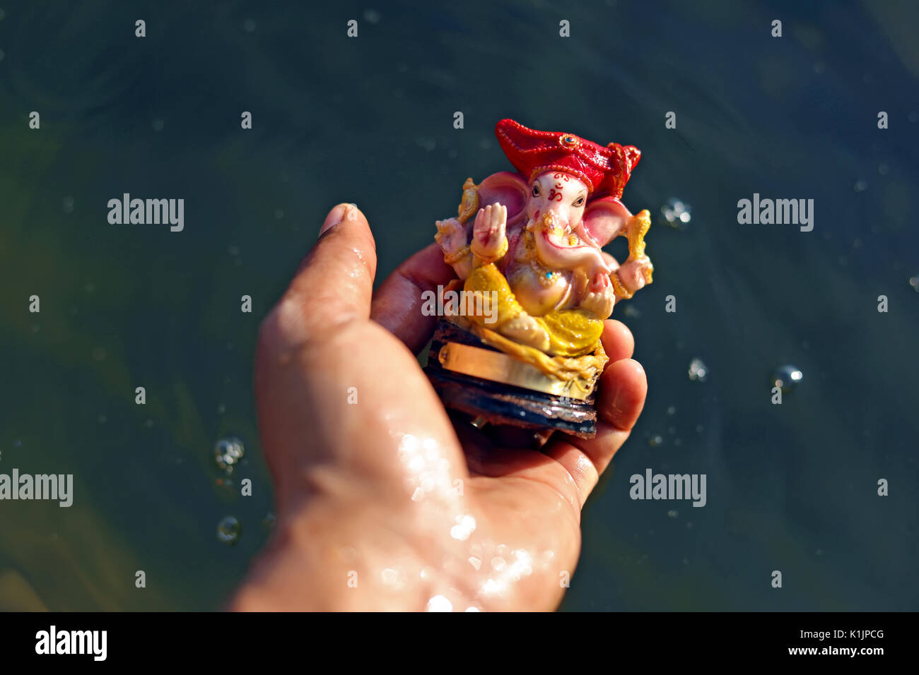 Ganesha Visarjan Festival High Resolution Stock Photography and Images ...