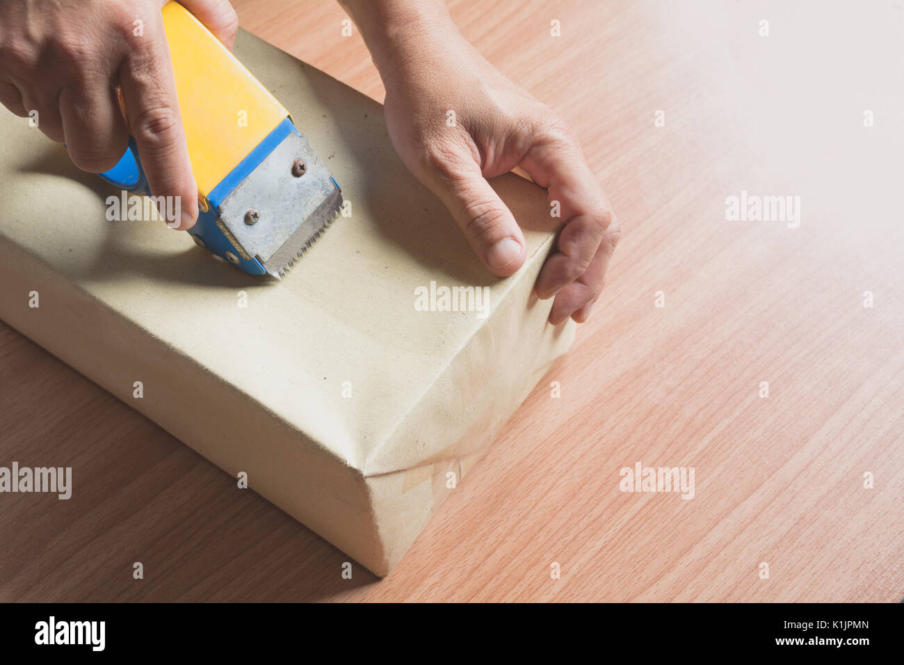 Taped up carton hi-res stock photography and images - Alamy