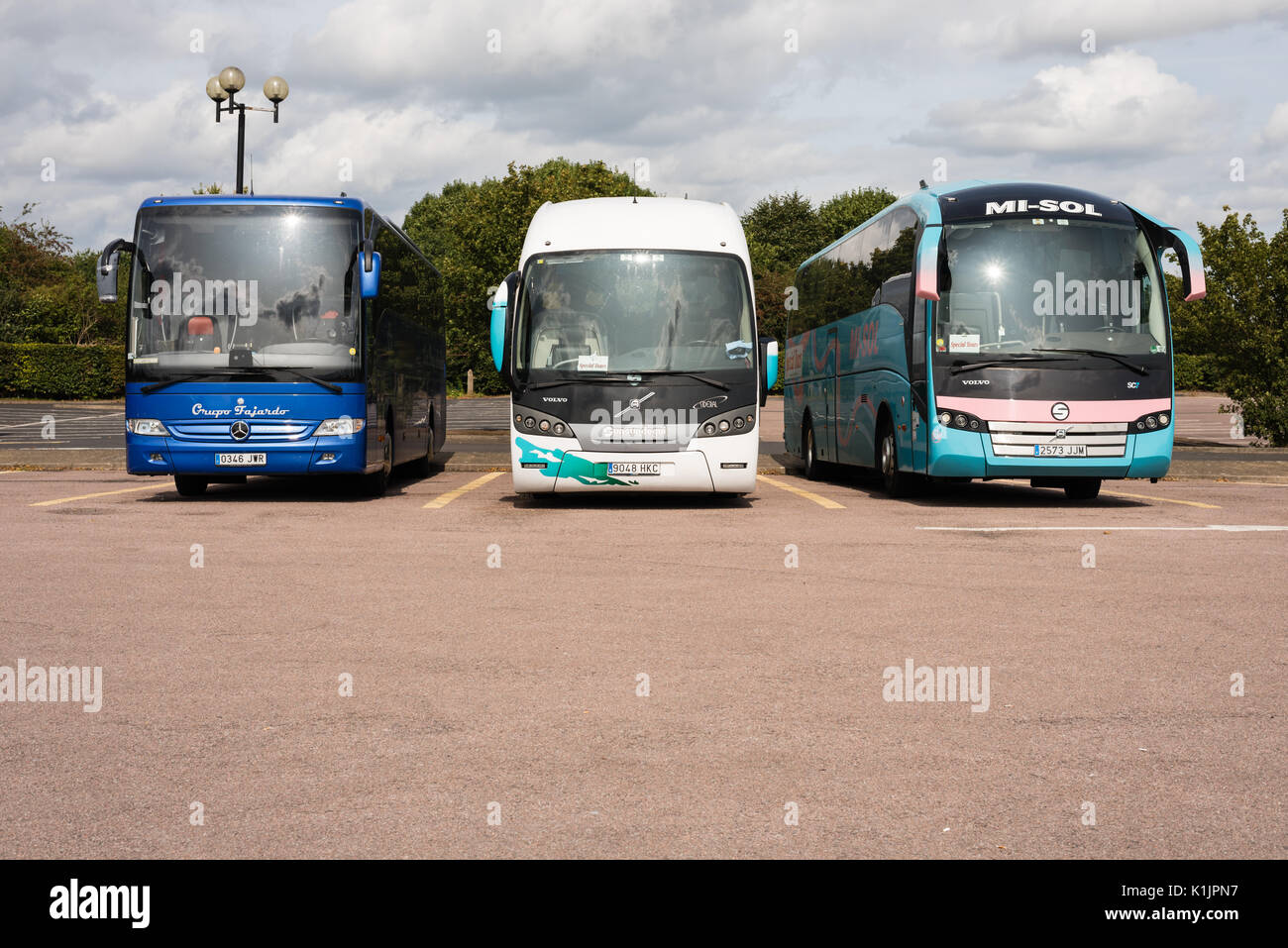 Three coaches hi-res stock photography and images - Alamy