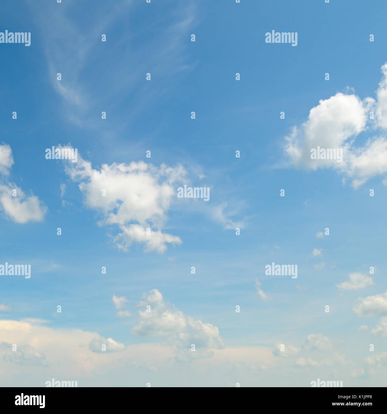 beautiful blue sky with light clouds Stock Photo - Alamy